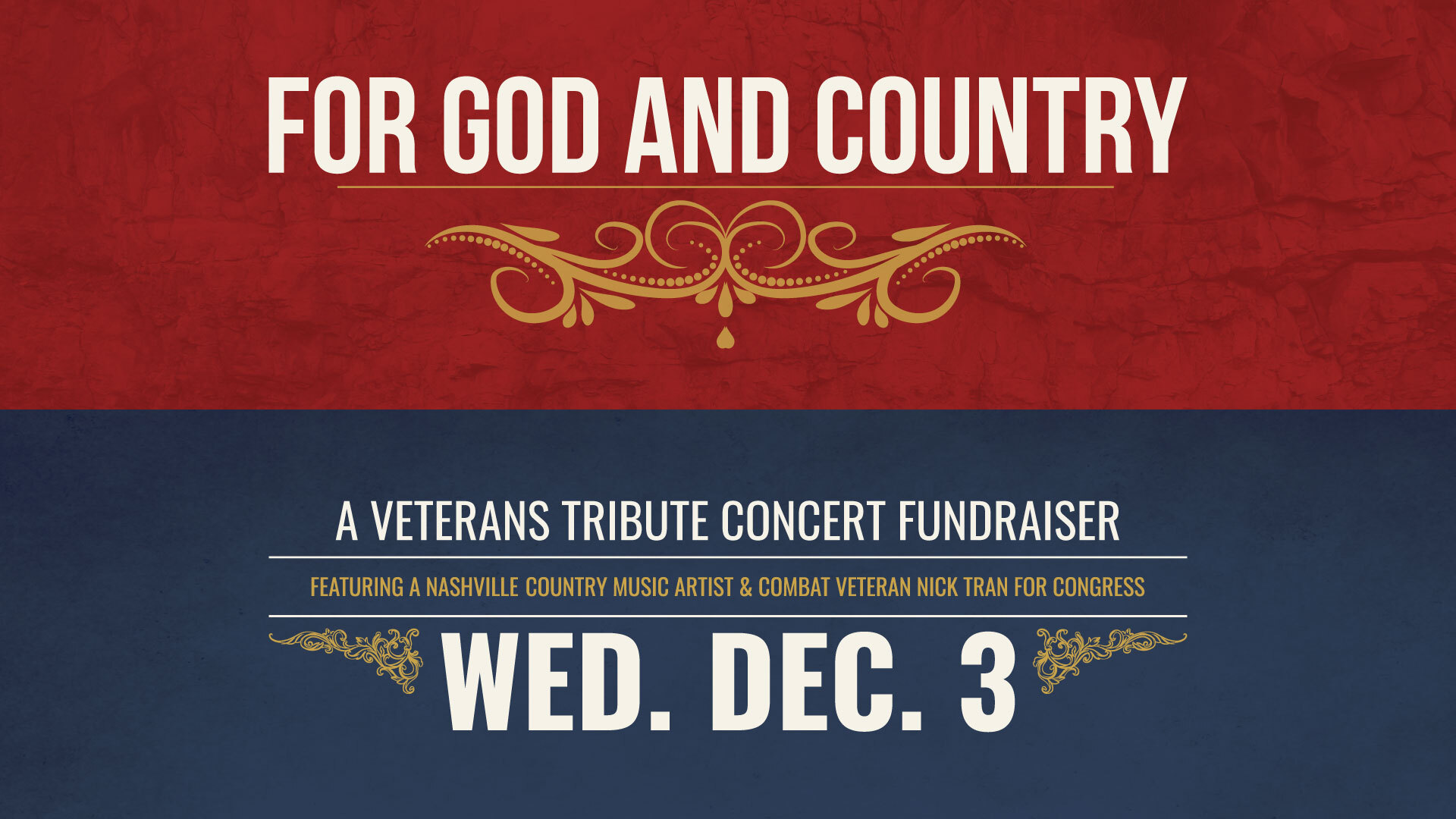 For God and Country: A Veterans Tribute Fundraiser