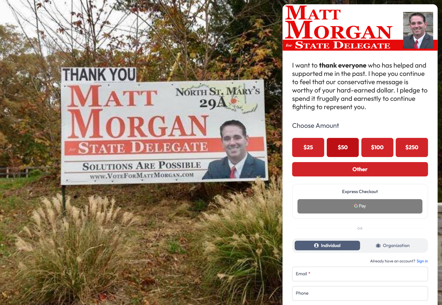 Support - Citizens for Matt Morgan