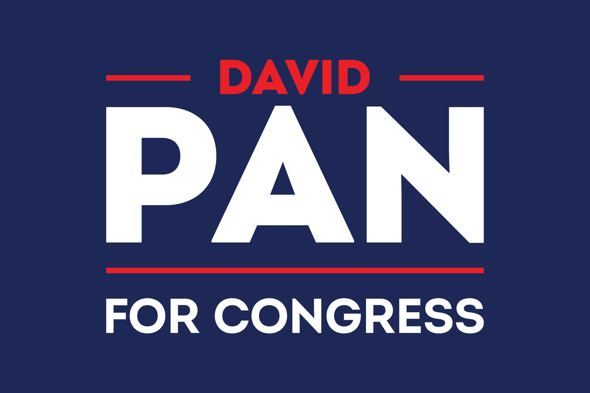 David Pan for Congress 2024: Donate