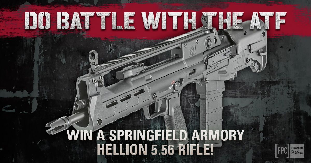 Do Battle With the ATF - Win a Springfield Armory Hellion 5.56 Rifle!