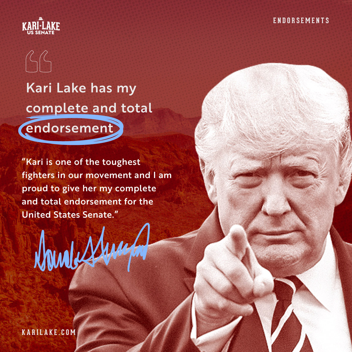 Support - Kari Lake For Senate